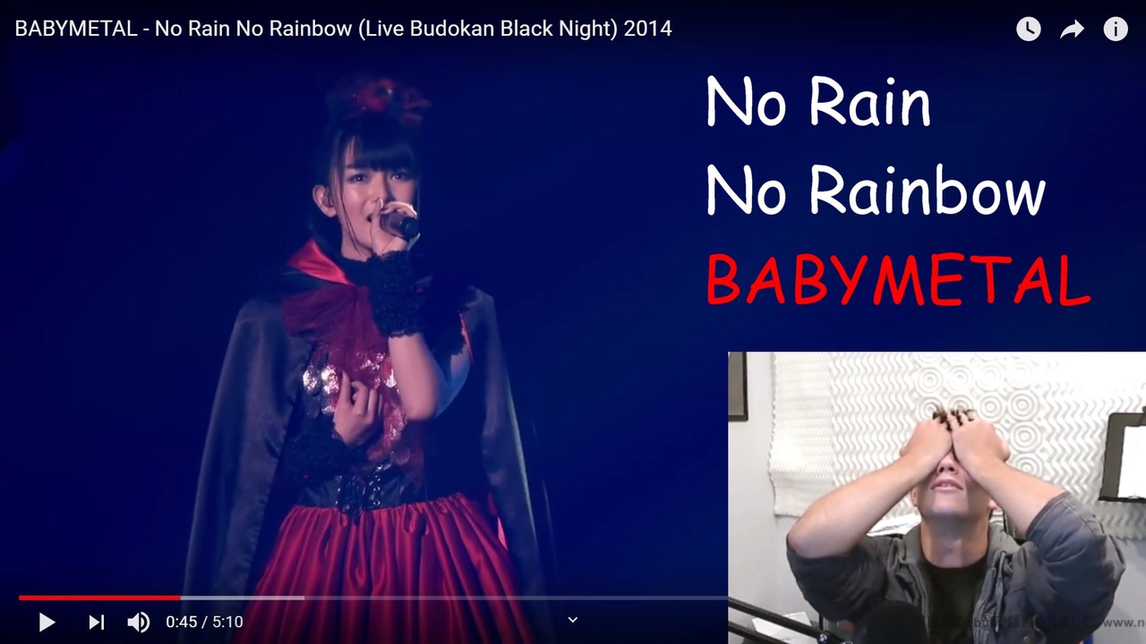 No Rain, No Rainbowを見て涙してしまうアメリカの音大生【字幕付】 - ニコニコ動画