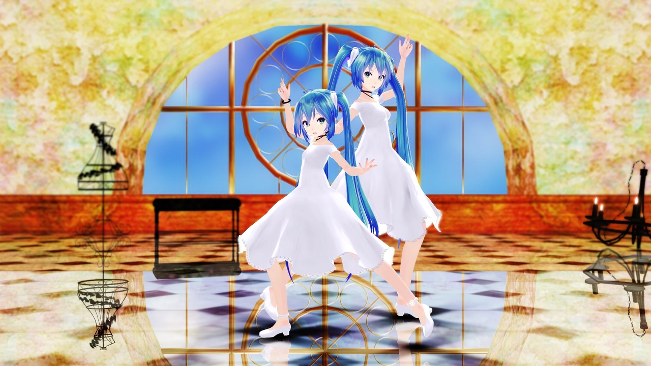 Love Me If You Can 【MMD杯ZERO2参加動画】（すっぴんアペミクワンピース、Tda式ちびミクワンピース） - ニコニコ動画