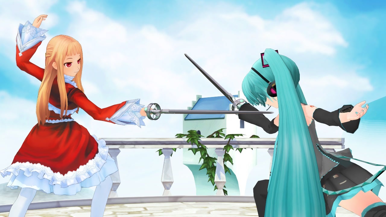 【MMD杯ZERO2参加動画】 レア様の古式細剣術 【MMDモーション配布あり】 - ニコニコ動画