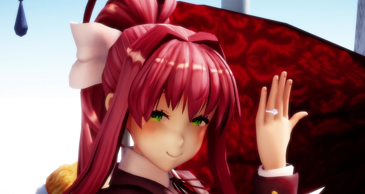 【MMD杯ZERO2】Monikaの恋愛裁判【MMD+緋惺UTAUカバー】 - ニコニコ動画