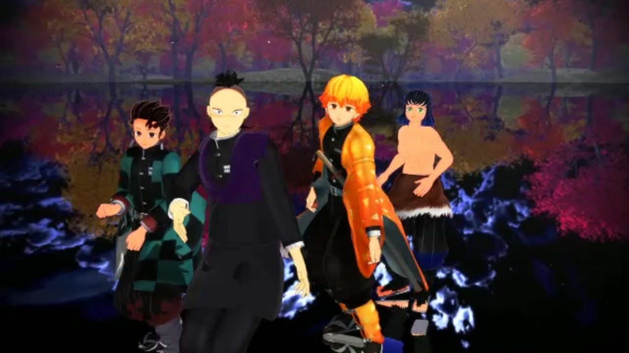 【鬼滅のmmd】とても素敵な六月でした（かまぼこ隊・玄弥） ニコニコ動画
