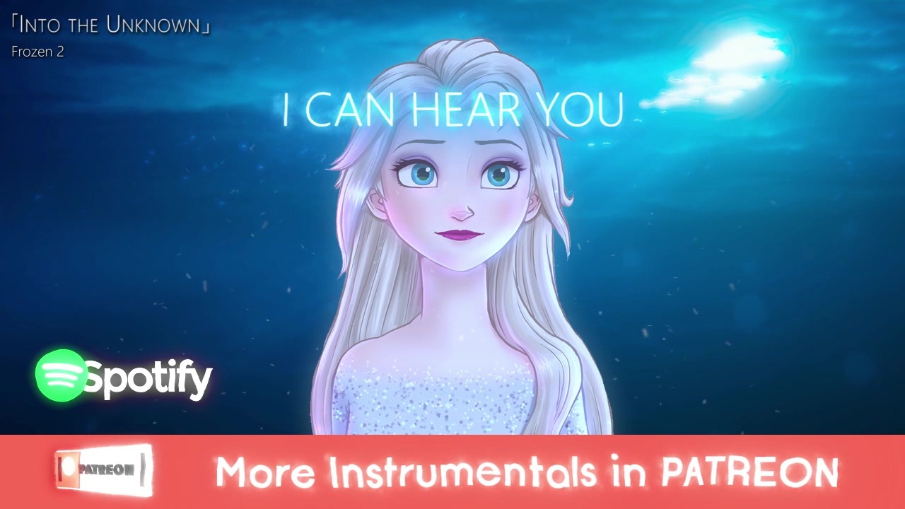 Frozen 2 l 「Into the Unknown」 (Instrumental Cover) + Lyrics (English ...