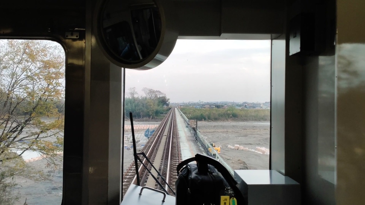 八高線 群馬藤岡〜神流川〜丹荘 台風19号被害から復旧 - ニコニコ動画