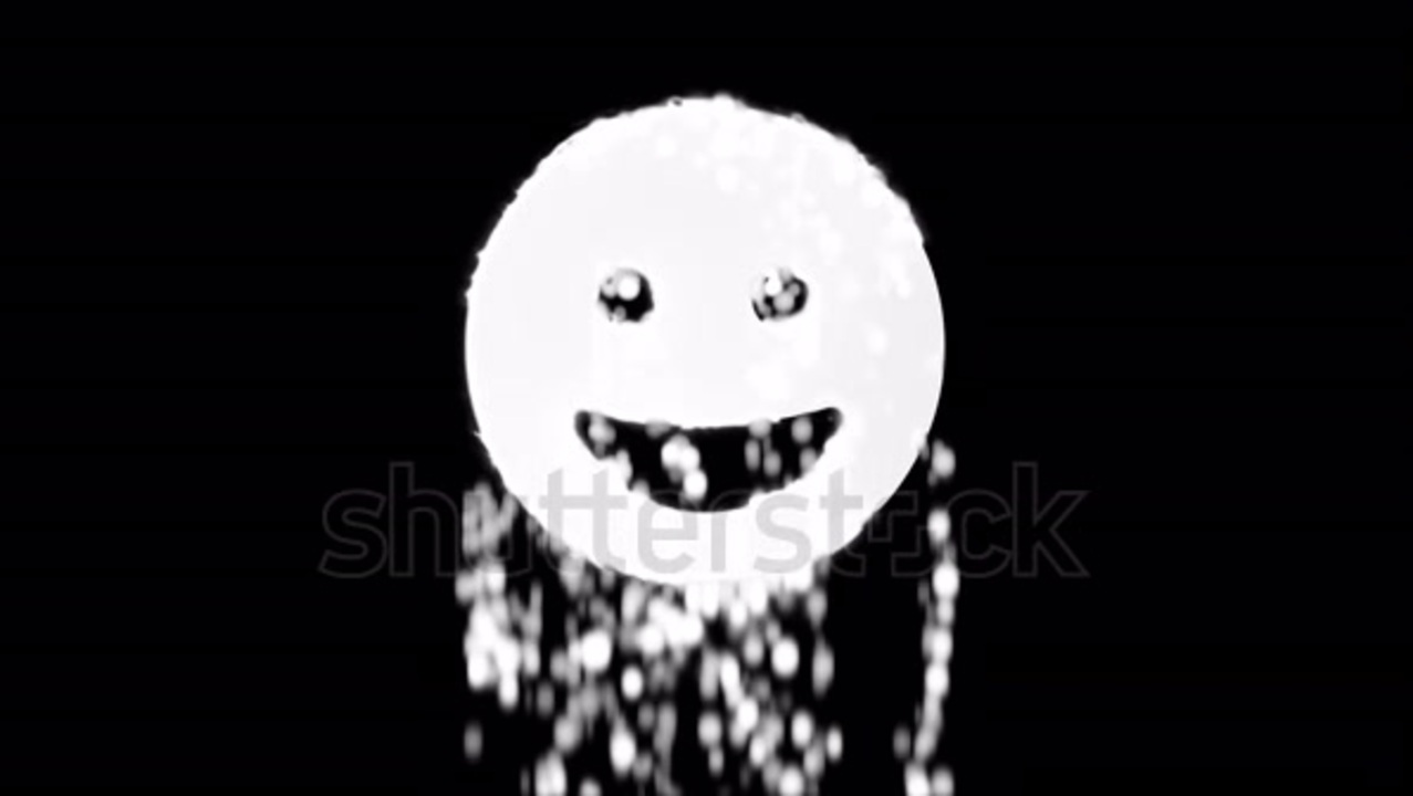 阿部寛憲 liquid-symbol-grin-appears-with-water-droplets-then-dissolves-with ...