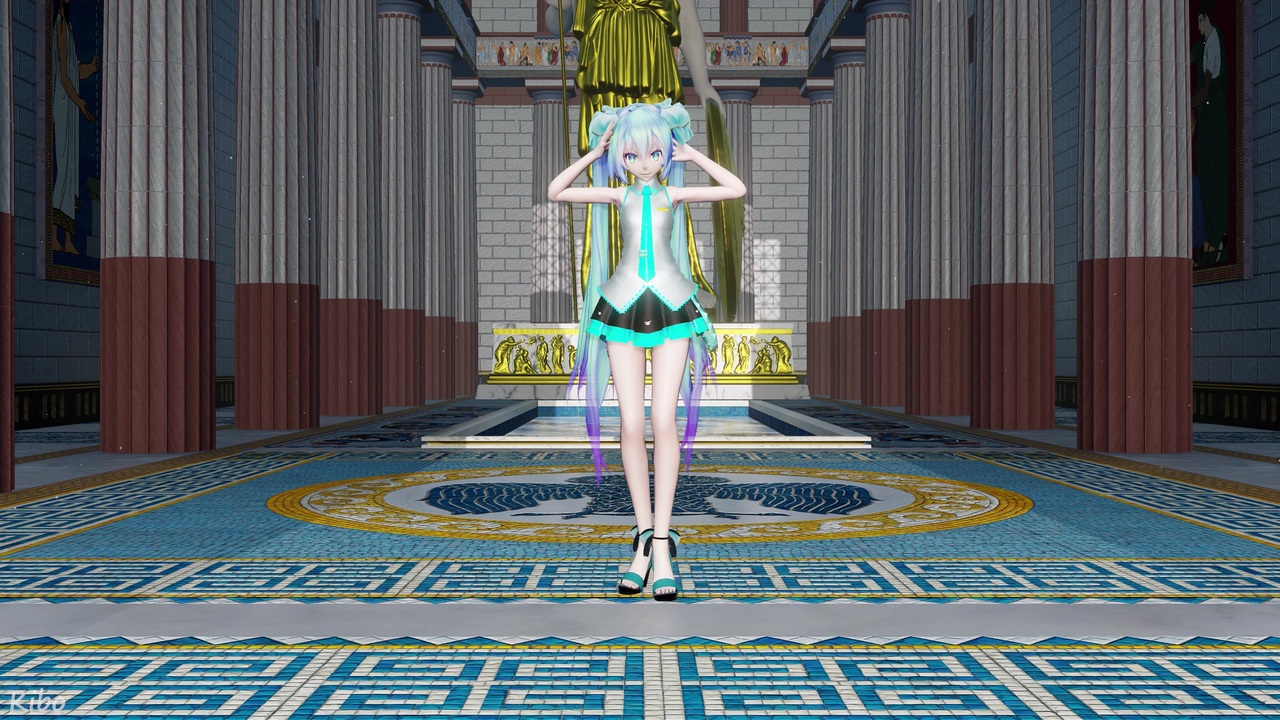 [MMD] Otome Dissection \乙女解剖| TDA Miku Cute 初音ミク | Parthenon Stage 4K ...