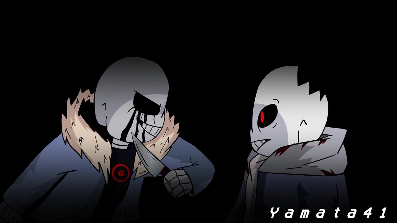 Horror Sans VS Killer Sans - AU Animation (13+) - ニコニコ動画