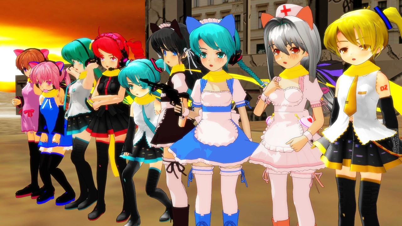 【MMD】誰がために（TVサイズ）【ボカロ】 - ニコニコ動画