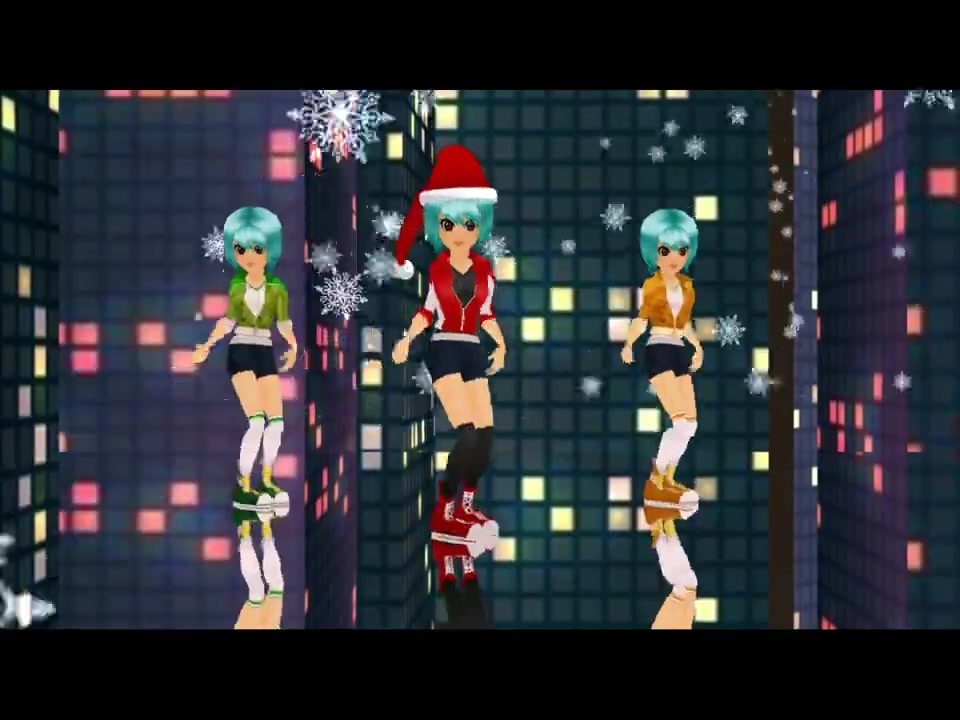 MMD DDR Rena- Last christmas + model download - ニコニコ動画