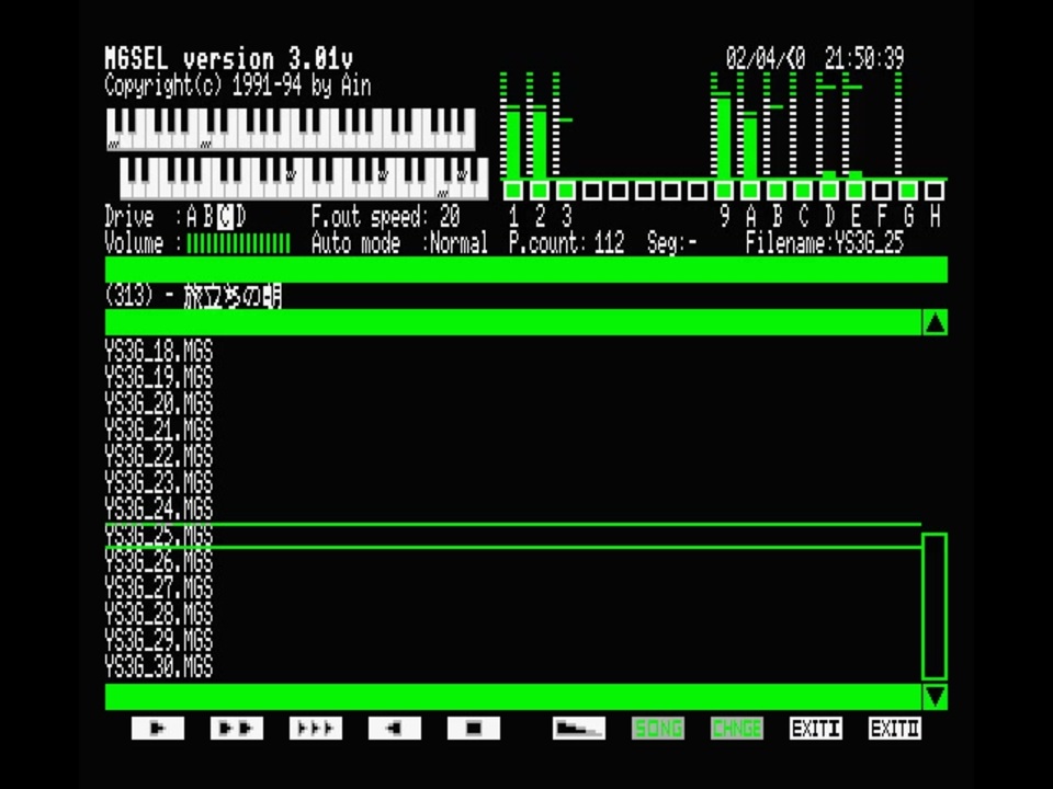 MSX FM音源(MGSDRV) YS3より『旅立ちの朝』修正版 - ニコニコ動画
