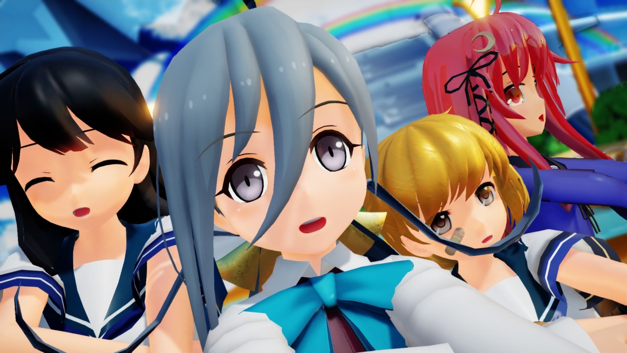 【mmd艦これ】 4人カメラ自作配布 表情追加配布 Clap Hip Cherry 清霜 潮 朧 卯月 Ray Mmd 1080p60fps
