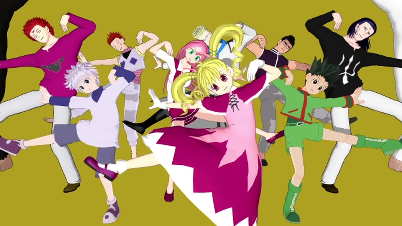 【ハンターMMD】スイートマジック【GI編メンバー】 - ニコニコ動画