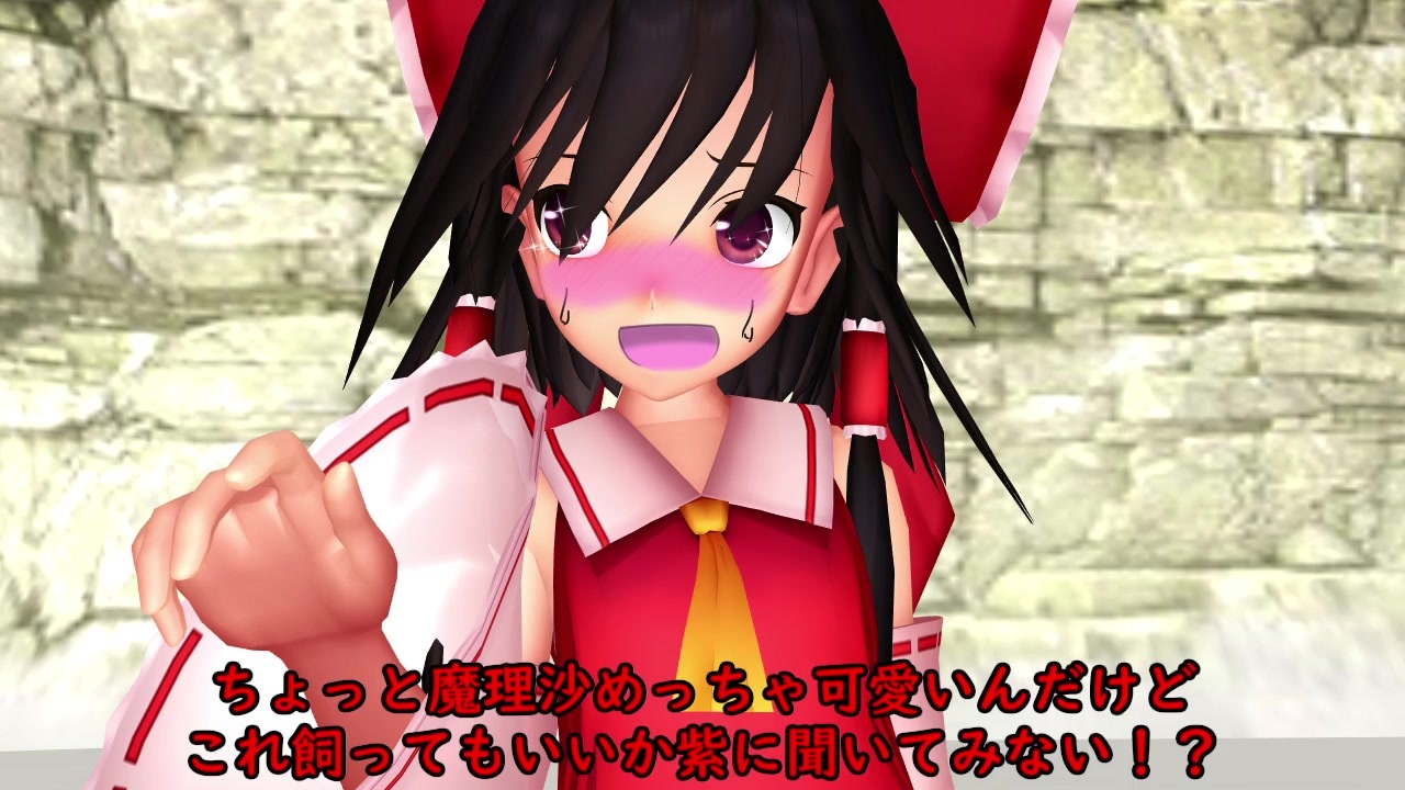 【東方mmd】霊夢と魔理沙の歪み調査 ニコニコ動画