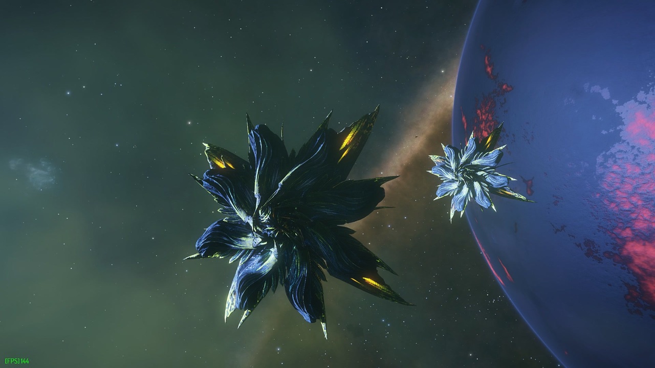 【Elite:Dangerous】Thargoid Hydra×2体 をFASで撃破【Double Hydra, Short ver ...
