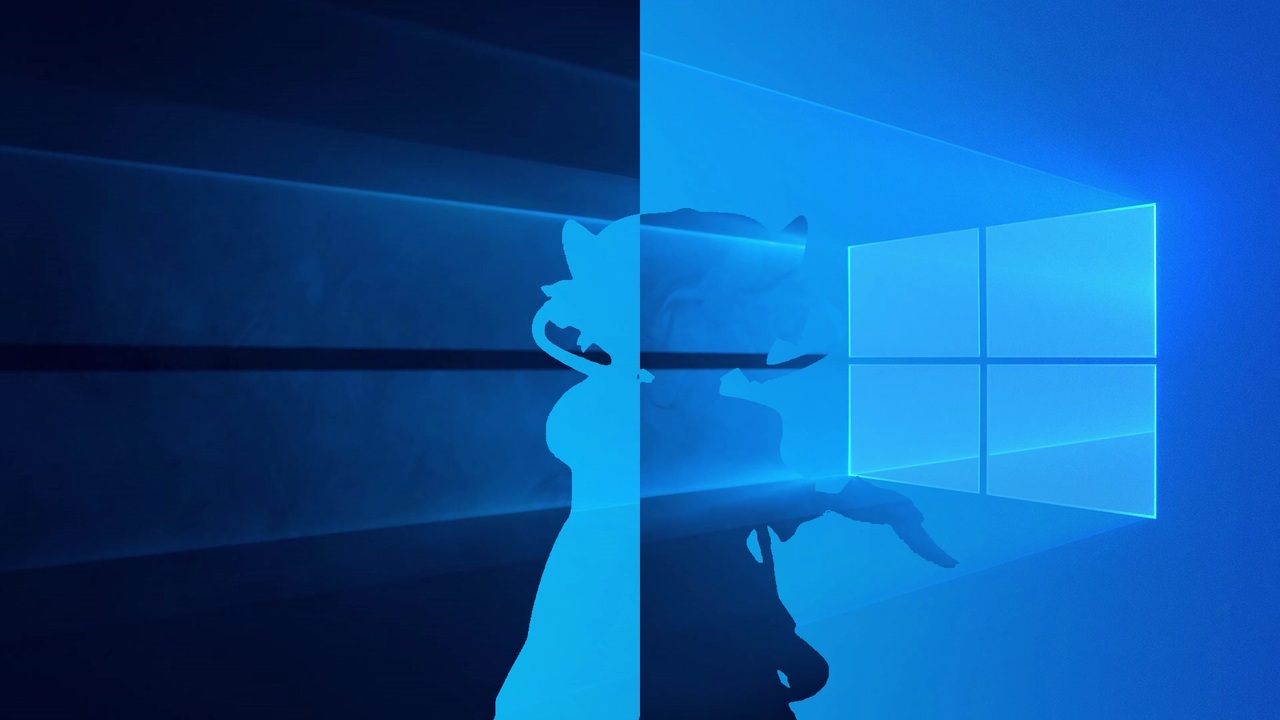 Bad Apple Old Windows 10 & New Windows 10 - ニコニコ