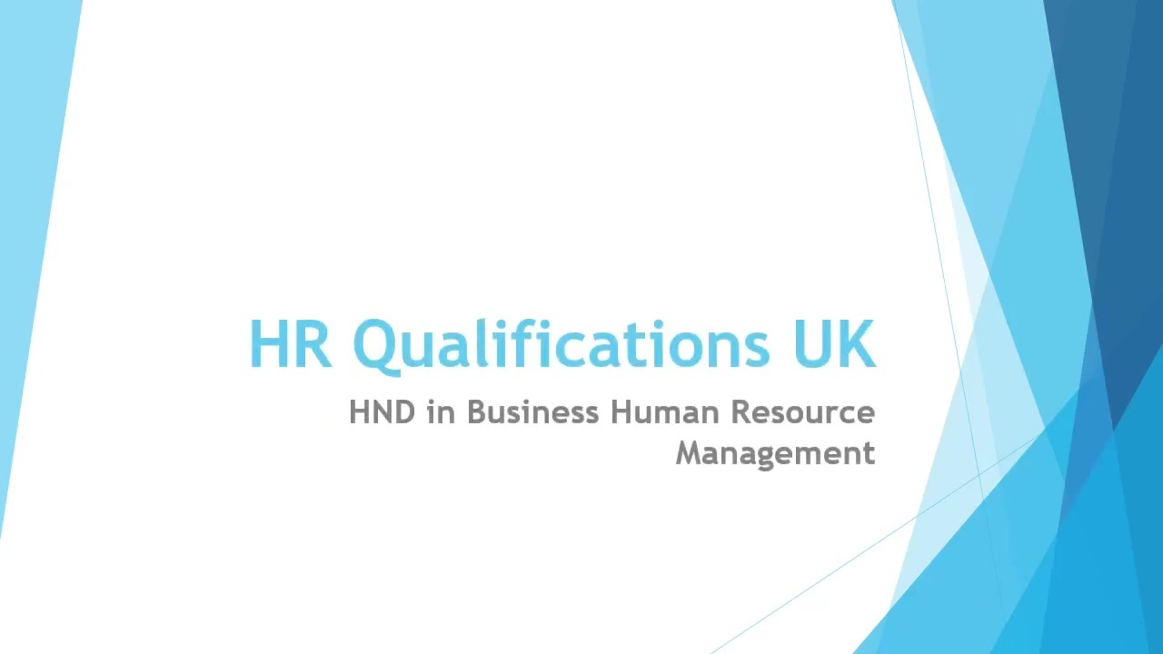 HR Qualifications UK - ニコニコ動画