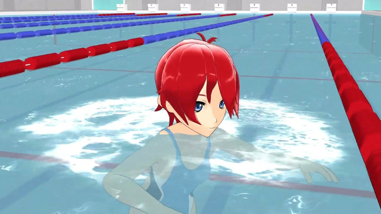 [Unity & MMD] 泳ぐジュリア - ニコニコ動画