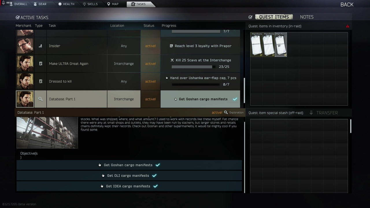 EFT Ragmanタスク Database - Part 1 - ニコニコ動画