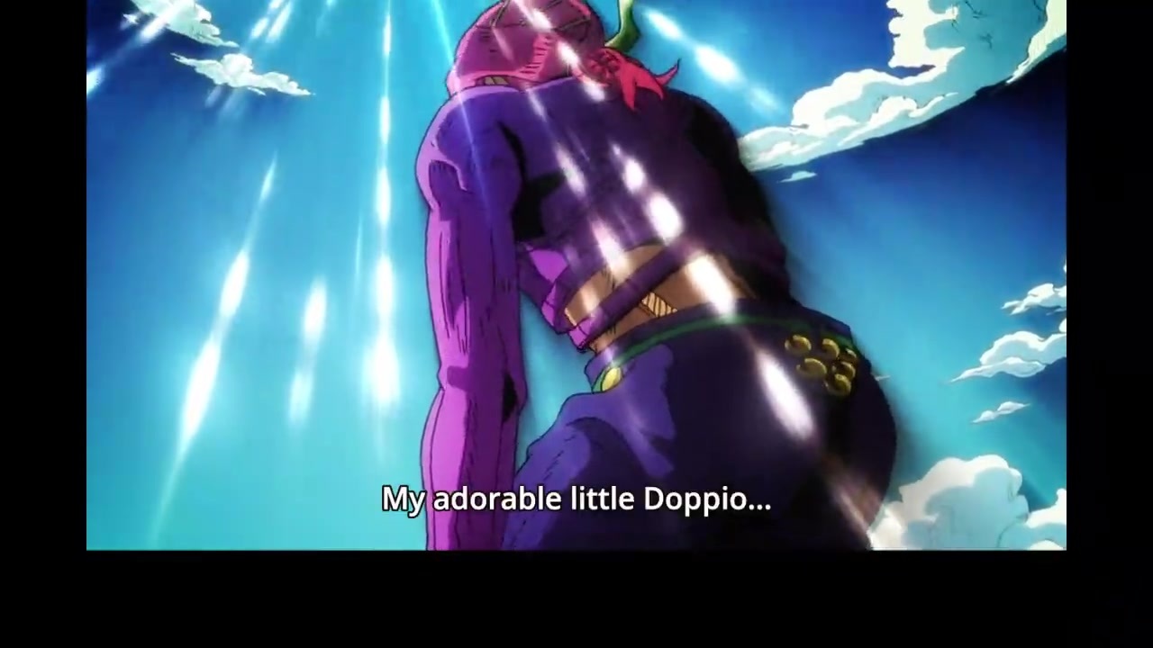 ジョジョの奇妙な冒険GW 英語吹替版 第26話 Oh Doppio... Dear Doppio... My sweet charming ...
