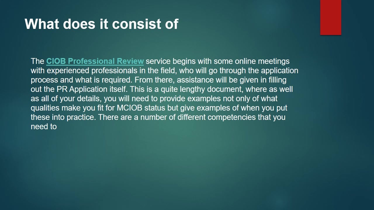 ciob professional review example answers - ニコニコ動画