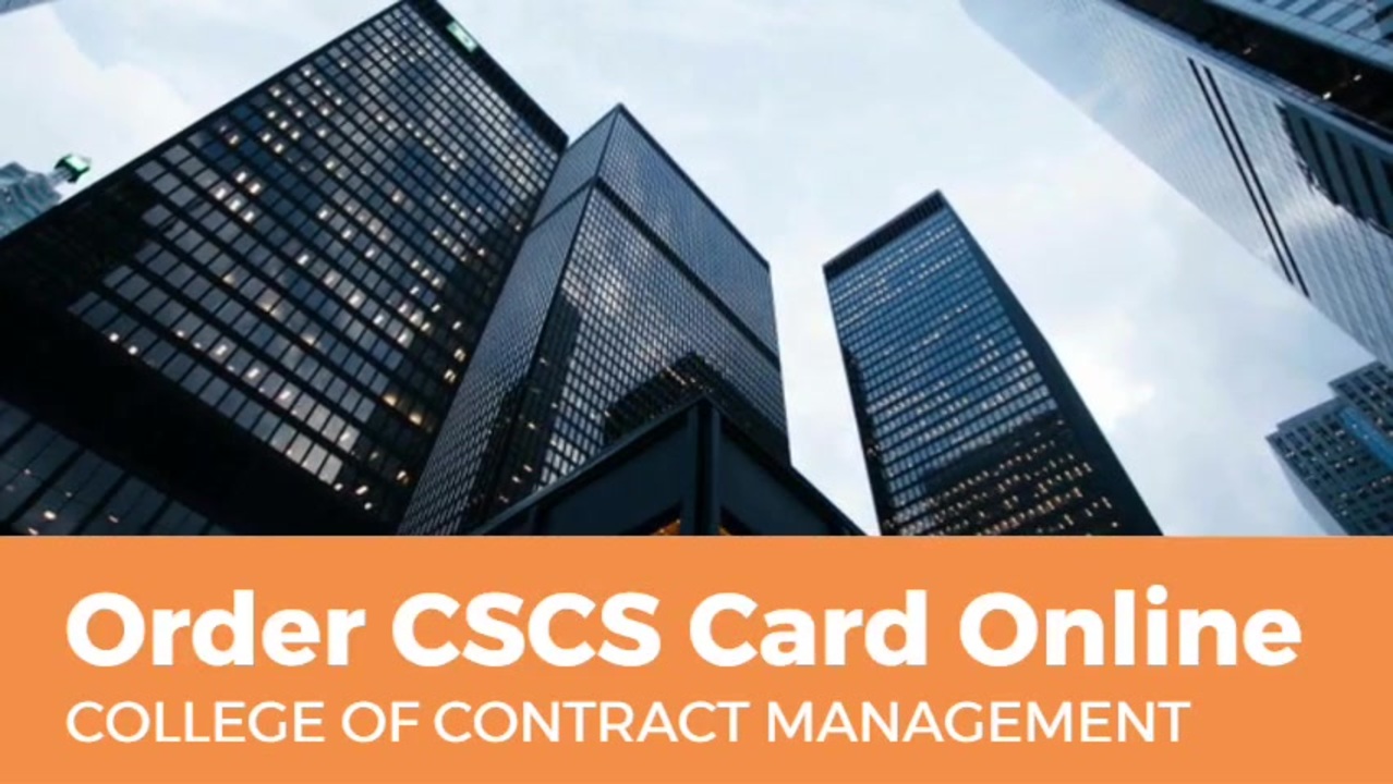 Order CSCS Card Online - ニコニコ動画