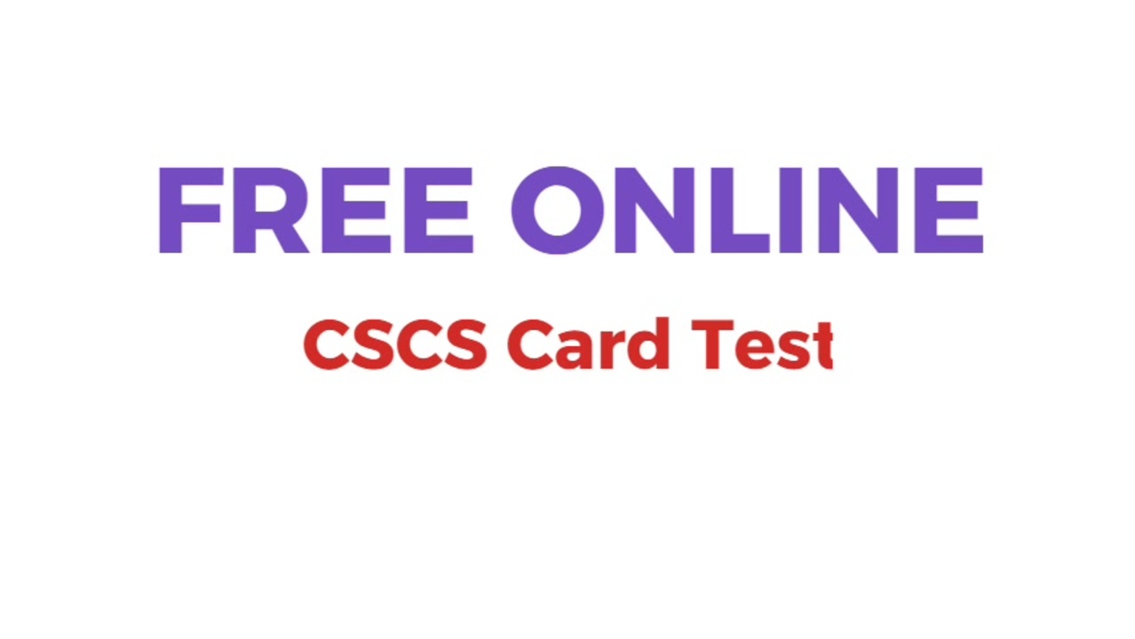 cscs card test online free - ニコニコ動画