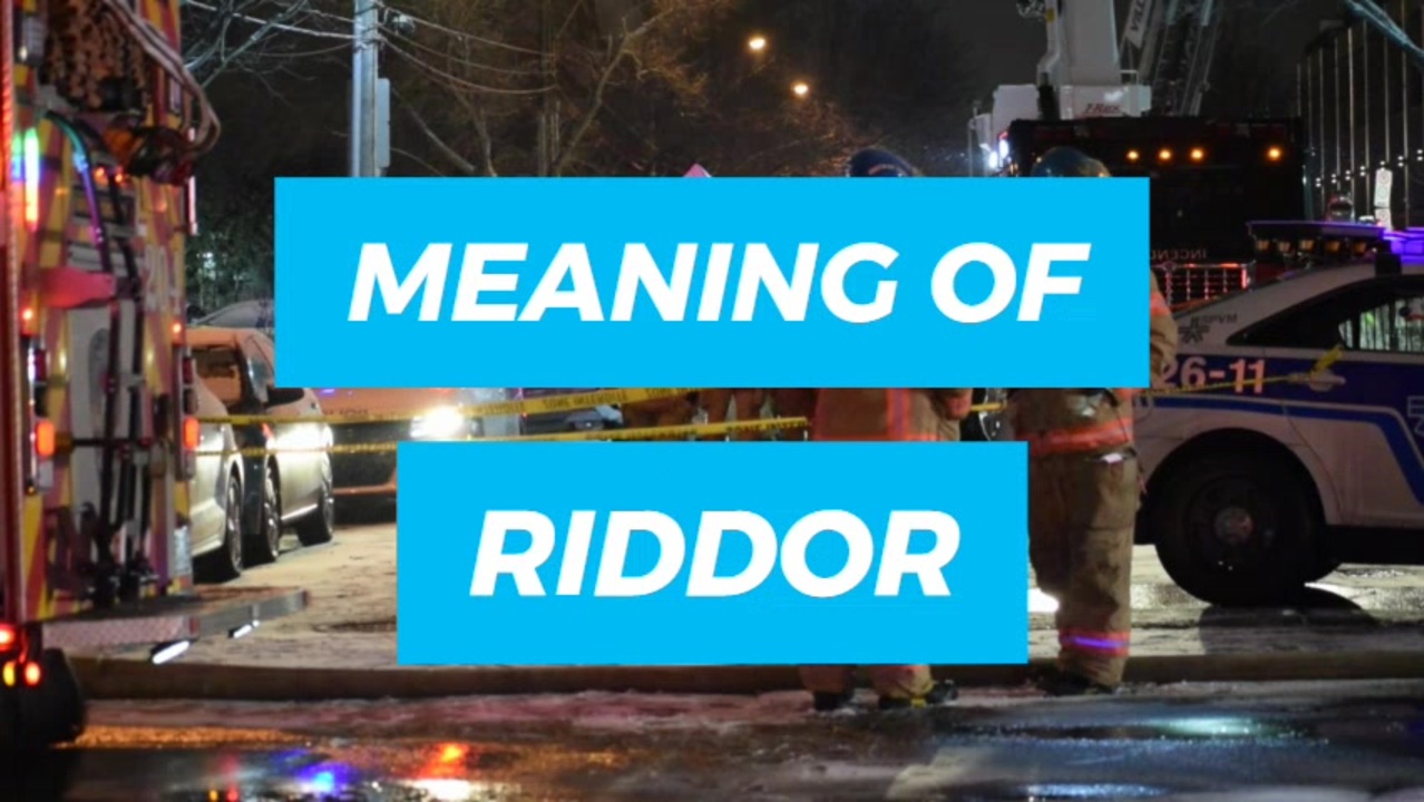 RIDDOR - Meaning of RIDDOR - ニコニコ動画