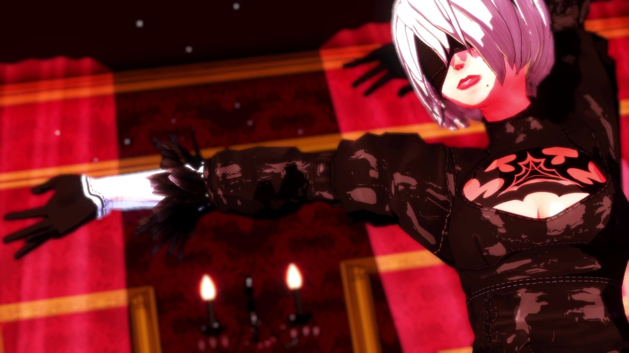 【MMDNieR】KING【2B】 - ニコニコ動画