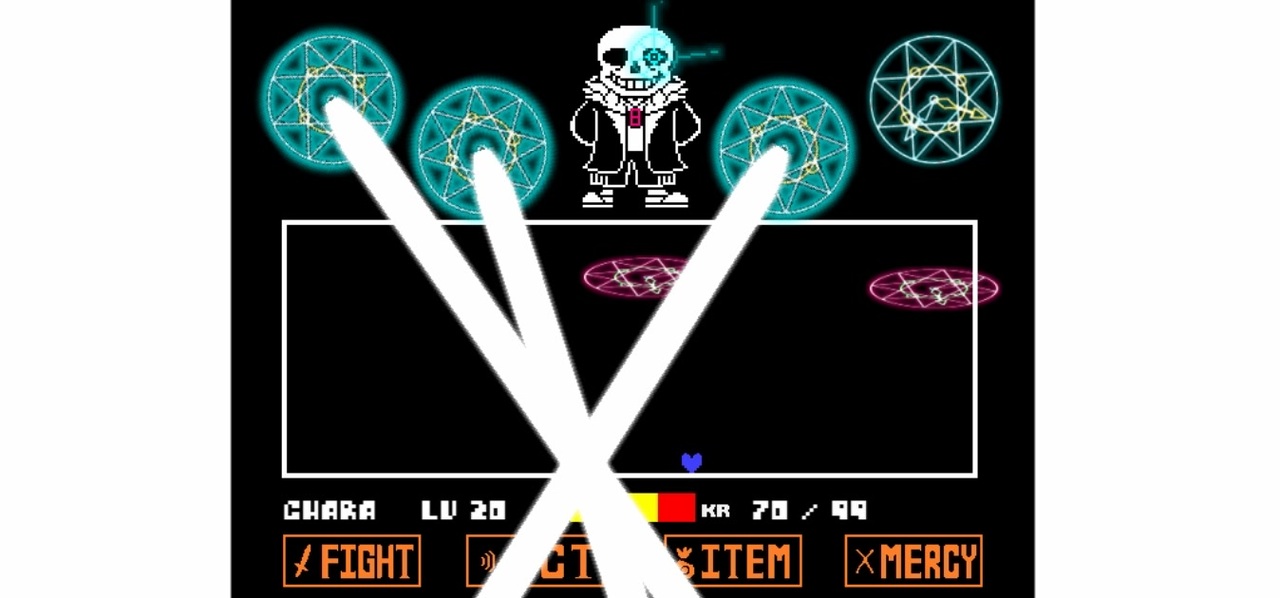 Undertale(Sans)]SpaceTale!Sans Fight - ニコニコ動画