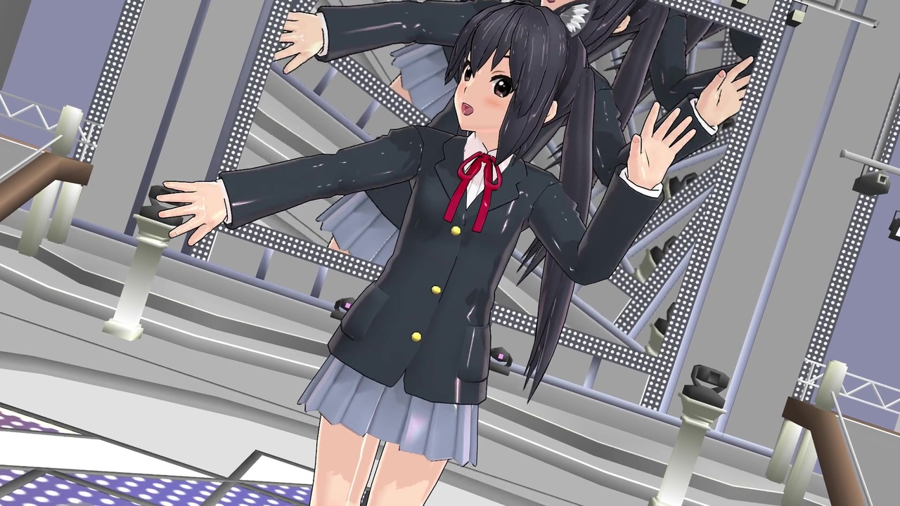 【MMD K-ON!】WAVEFILE_fullver中野梓 - ニコニコ動画