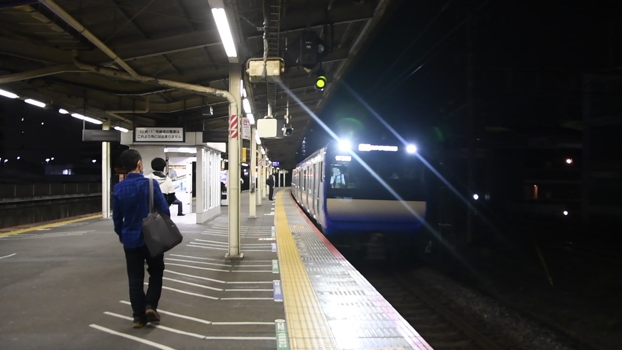 E235系1000番台クラF-03編成+J-03編成疎開回送 東戸塚通過 - ニコニコ動画