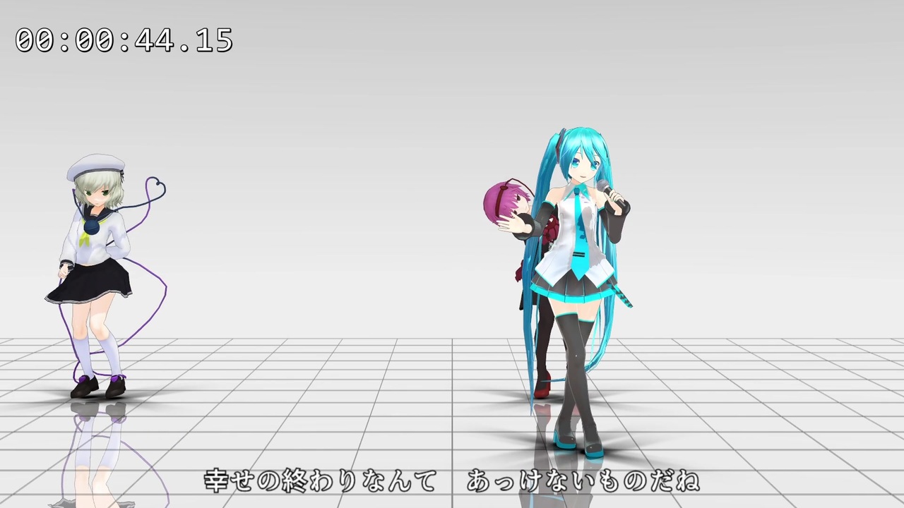 【mmd】ミクさんと古明地姉妹で「yellow」【test2】 ニコニコ動画