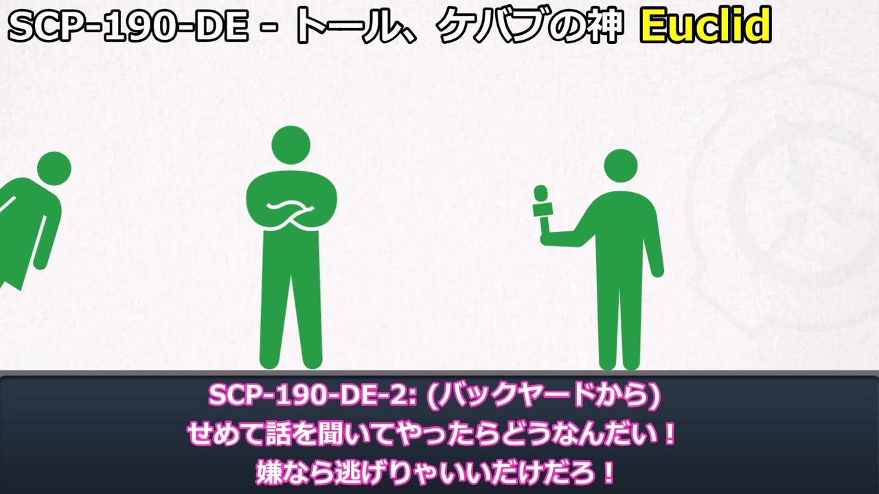 【SCP紹介】SCP-190-DE - トール、ケバブの神 - ニコニコ動画