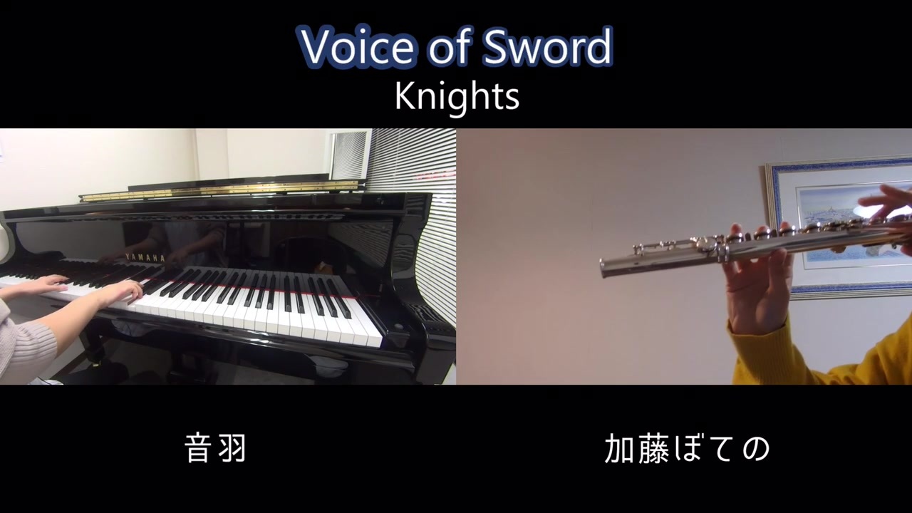 【リモートコラボ】Voice of Sword / Knights (MV size.) 演奏してみた - ニコニコ動画
