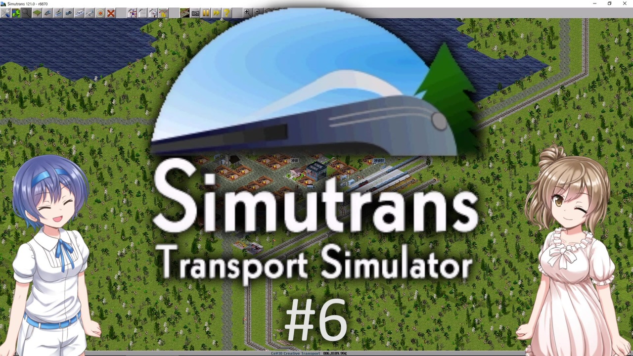 【CeVIO実況】ささらとつづみとSimutrans #6 - ニコニコ動画