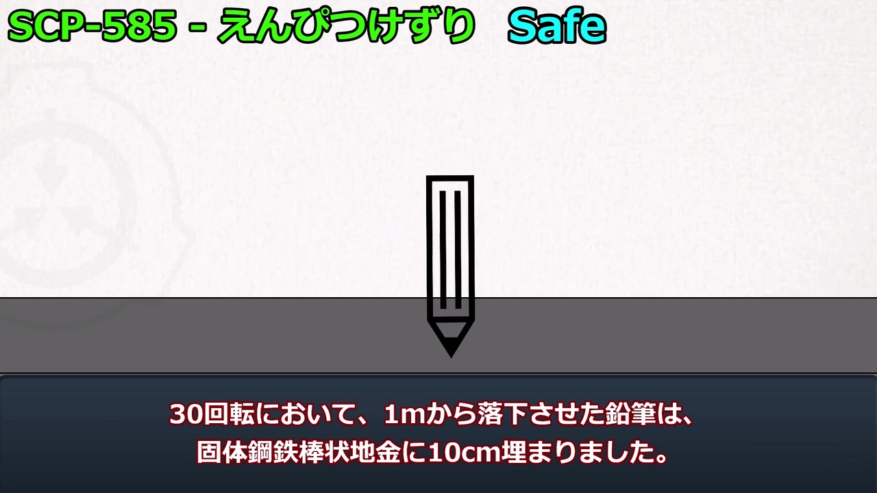 【SCP紹介】 SCP-585 - えんぴつけずり - ニコニコ動画
