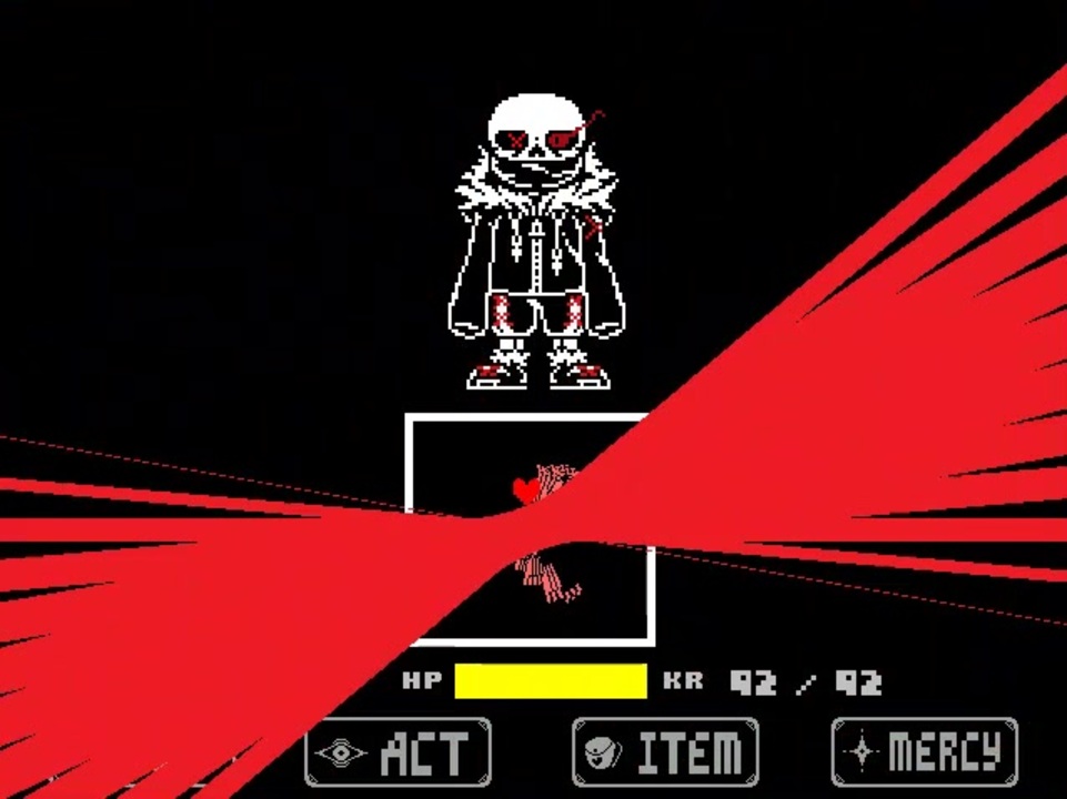 [Undertale(sans)]Undercure Zero Sans phase 1 (DEMO) - ニコニコ動画