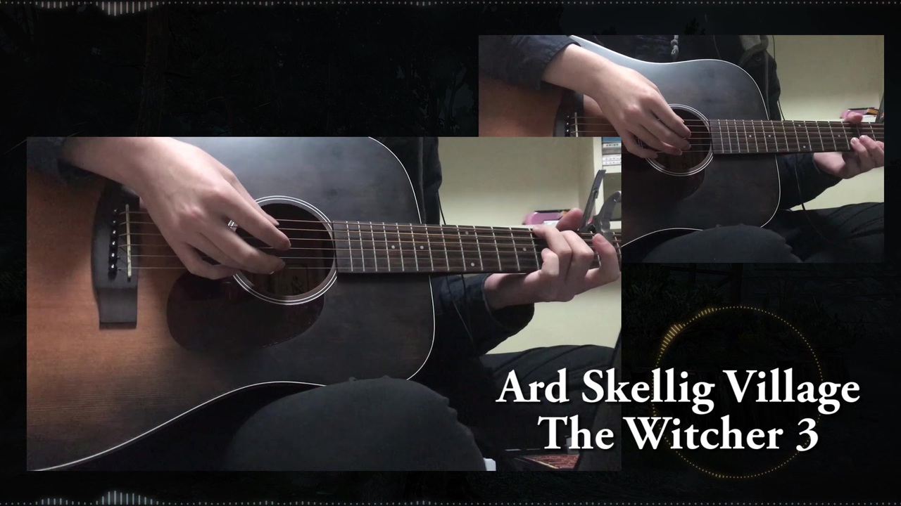 【The Witcher 3 Wild Hunt】【アコギ】Ard Skellig Village【Gugugugululu】 - ニコニコ動画