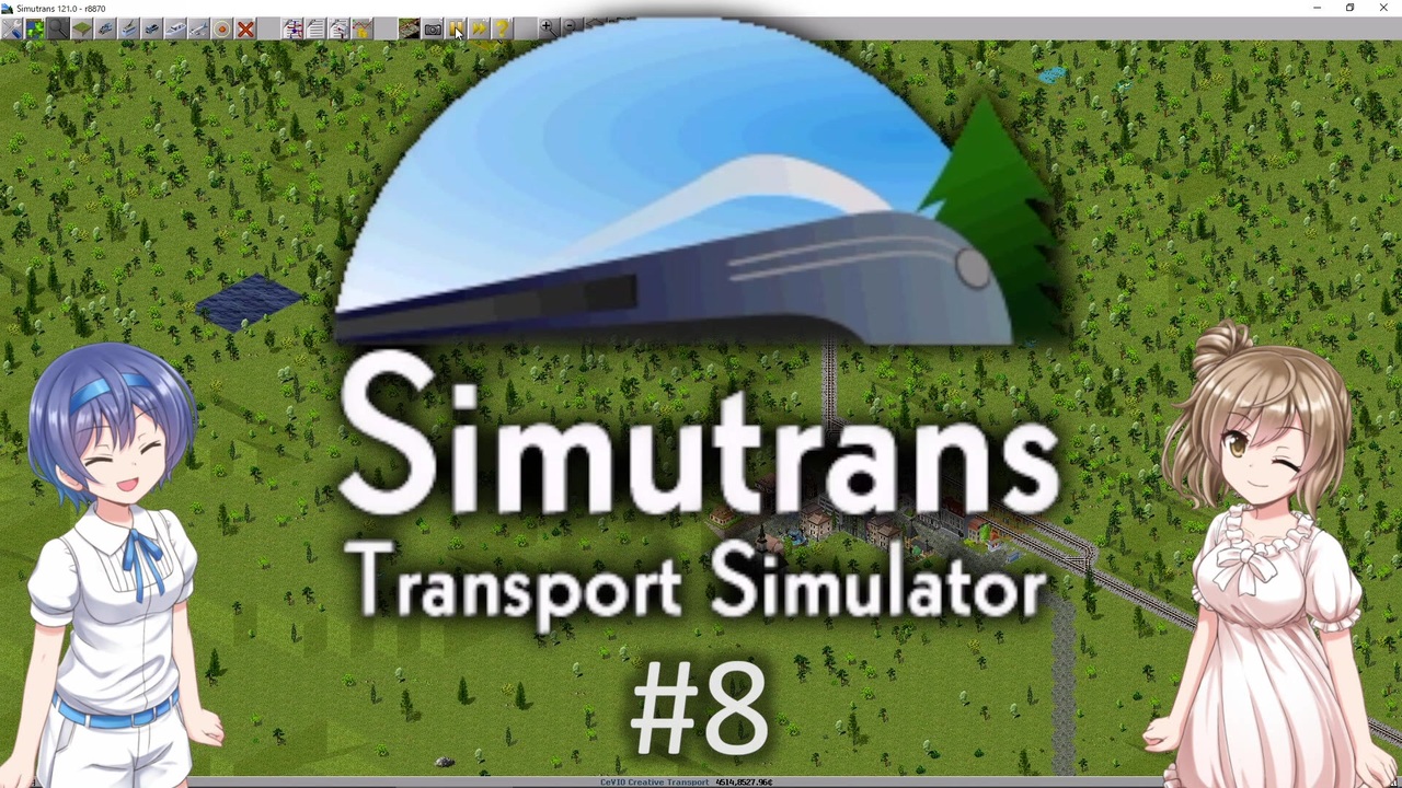 【CeVIO実況】ささらとつづみとSimutrans #8 - ニコニコ動画