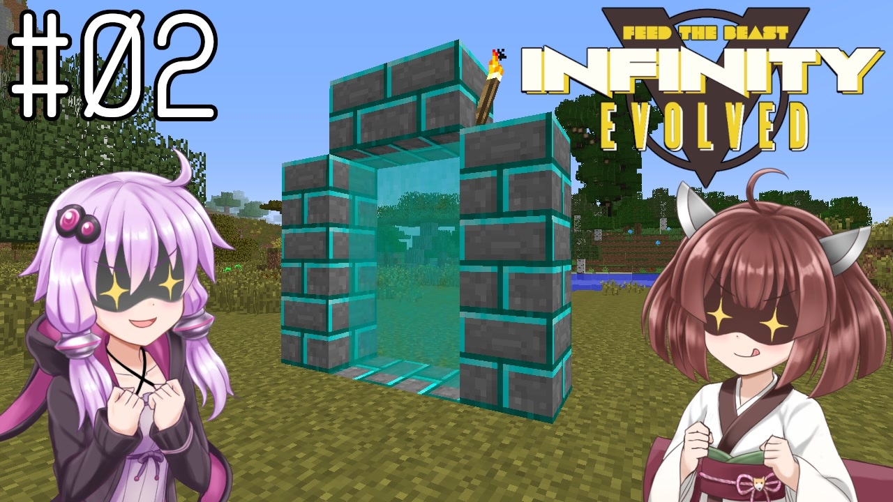 【Minecraft VOICEROID実況】ゆかきりんふぃにてぃ！part.2【Infinity Evolved Expert mode】 - ニコニコ動画