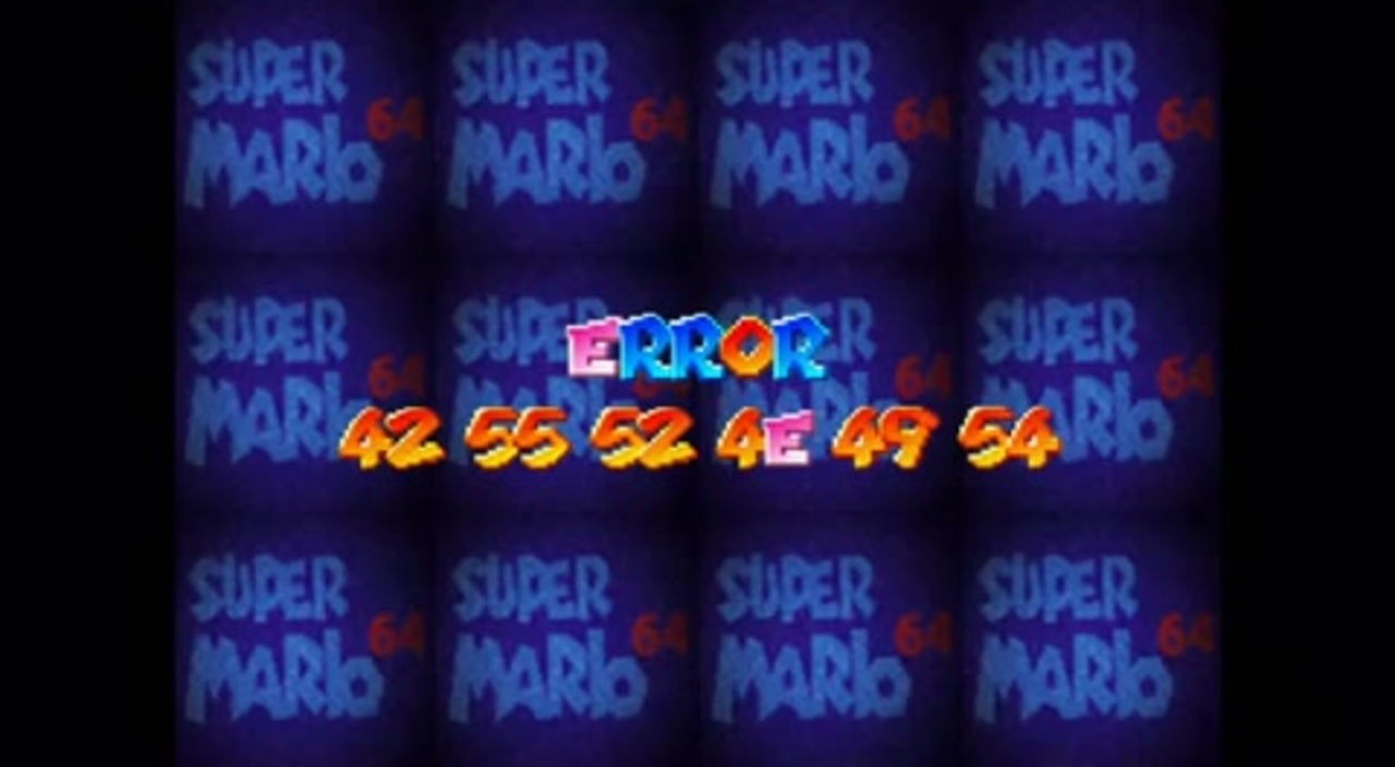 スーパーマリオ64 エラー - ニコニコ動画