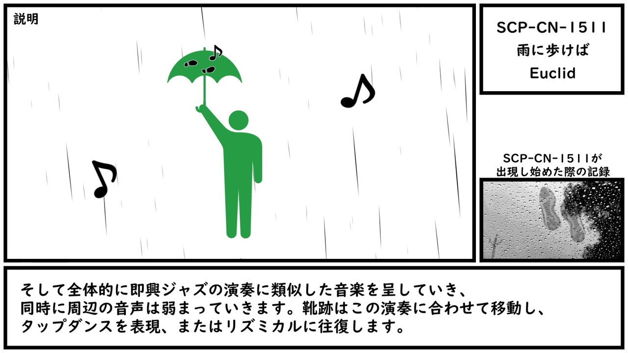 【ゆっくり紹介】SCP-CN-1511【雨に歩けば】 - ニコニコ動画