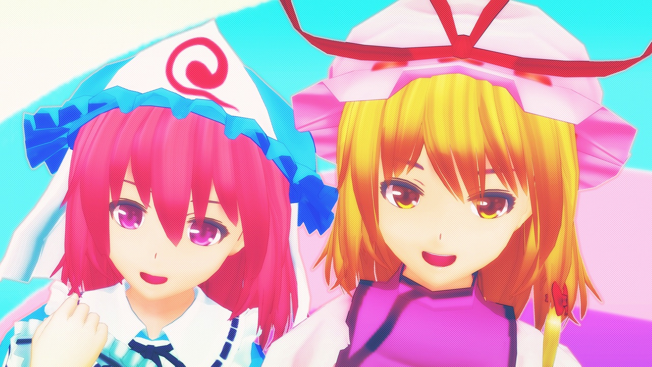 【MMD杯ZERO3】「イロドリミライ」【八雲紫 西行寺幽々子】 - ニコニコ動画