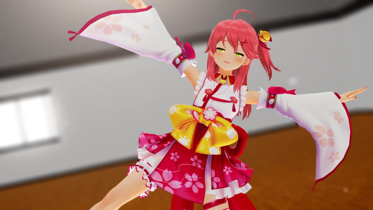 【MMD杯ZERO3参加動画】さくらみこで夜もすがら君想ふ踊ってみた【MMD-PVF7】 - ニコニコ動画