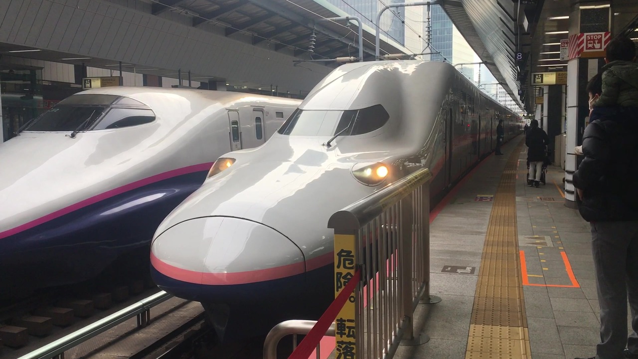 E4系P81編成 東京駅21番線発車 - ニコニコ動画