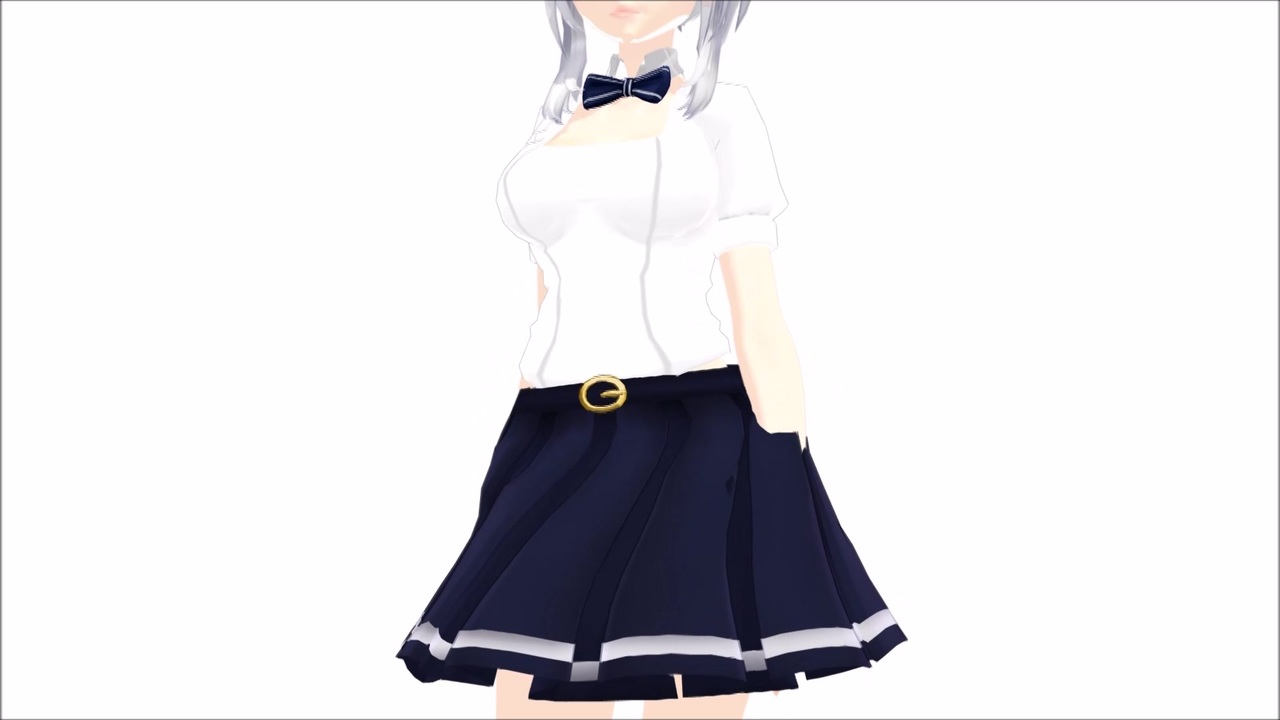 【MMD】TDA School Uniform Yowane Haku Sexy Walk - ニコニコ動画