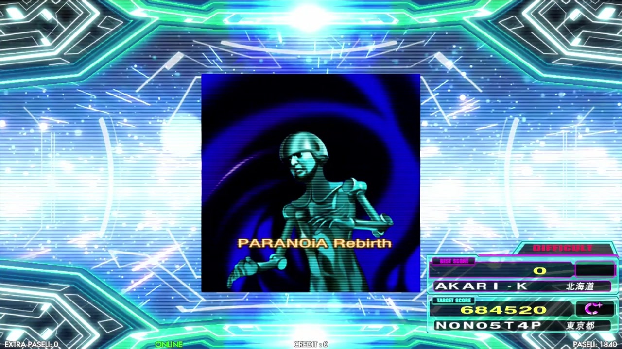 【譜面確認用】PARANOiA Rebirth (DDP)【DDR】 - ニコニコ動画