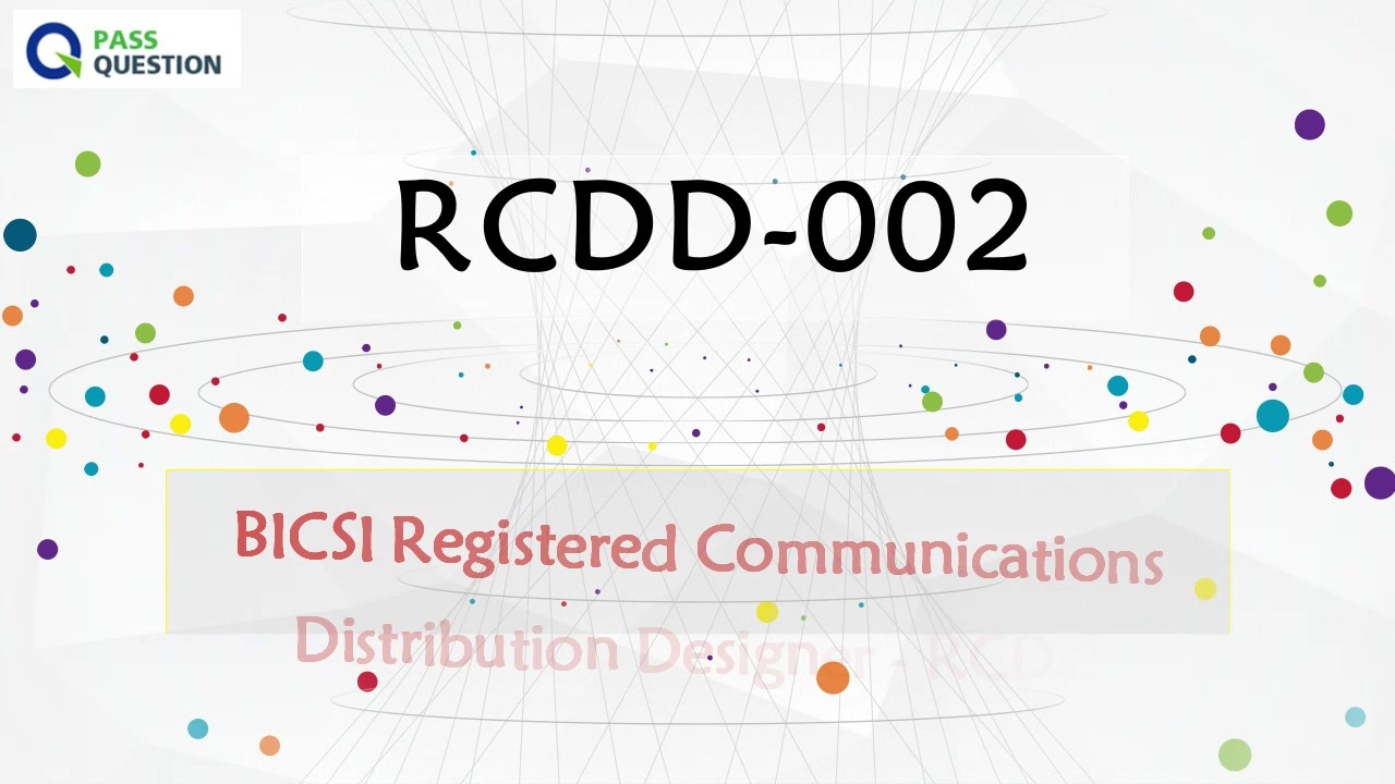 RCDD Certification RCDD-002 Questions And Answers - ニコニコ動画