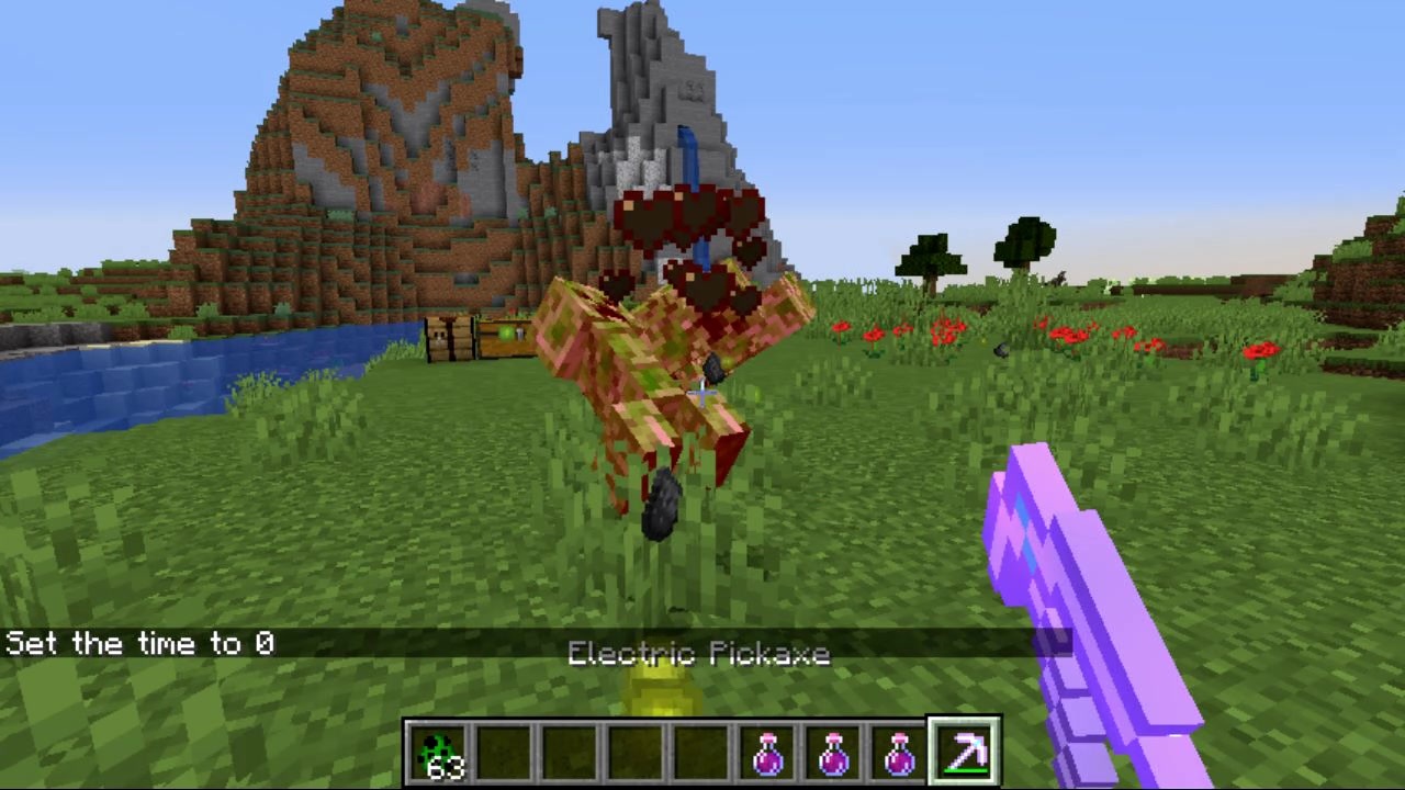 【自作MOD】Forge Energy（RF）で動くつるはしを作った - ニコニコ動画