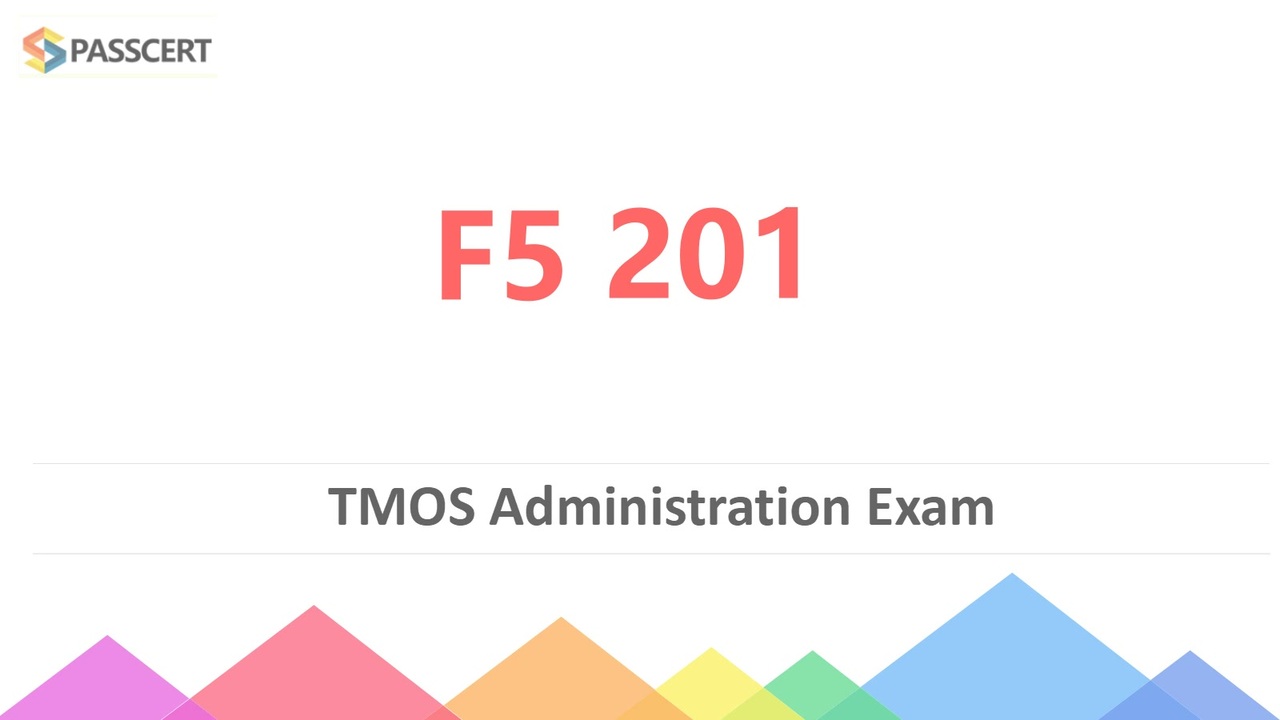 F5 201 - TMOS Administration Exam Questions - ニコニコ動画