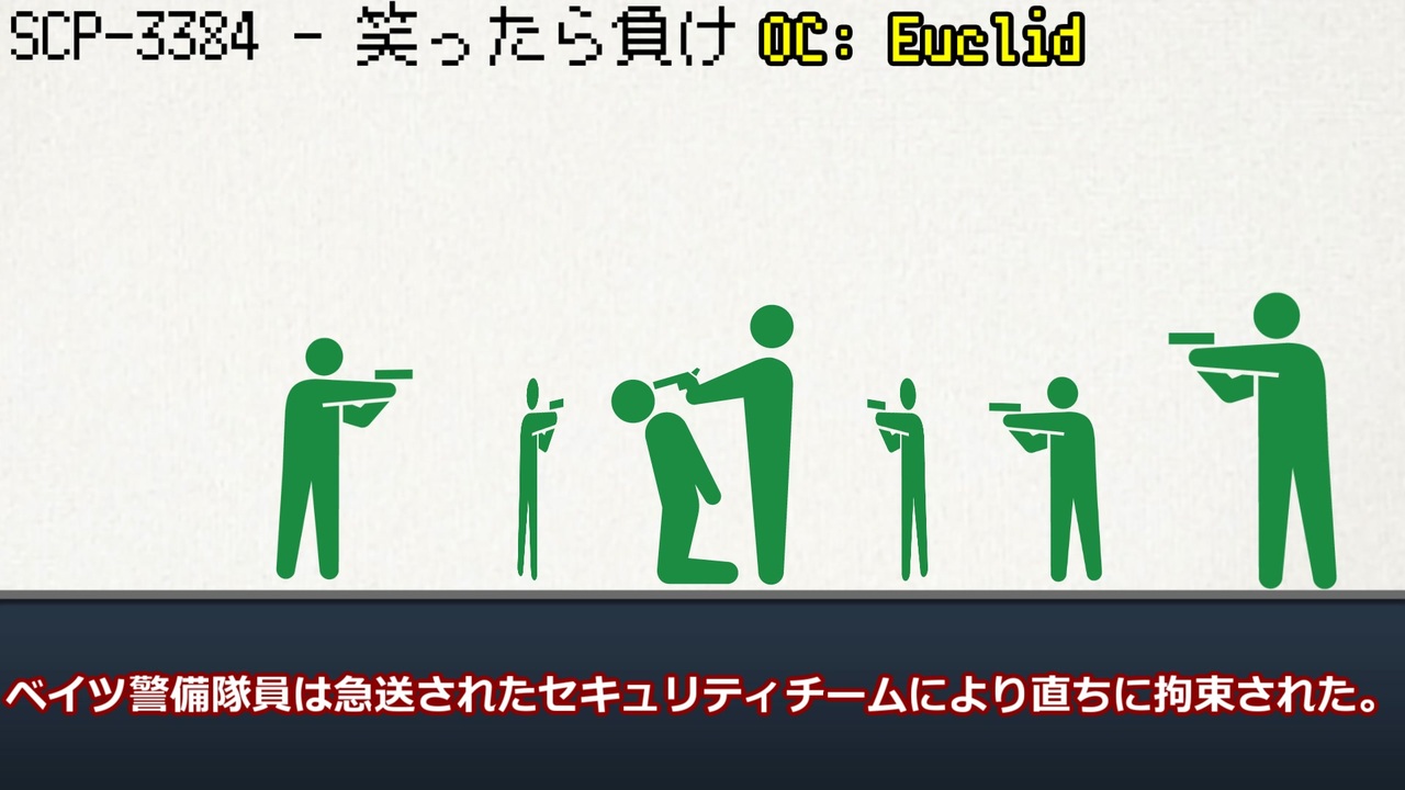 【SCP紹介】SCP-3384 - 笑ったら負け - ニコニコ動画